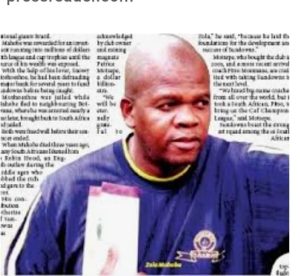 Zola Mahobe: Flamboyant and Ambitious Club Owner of Mamelodi Sundowns ...